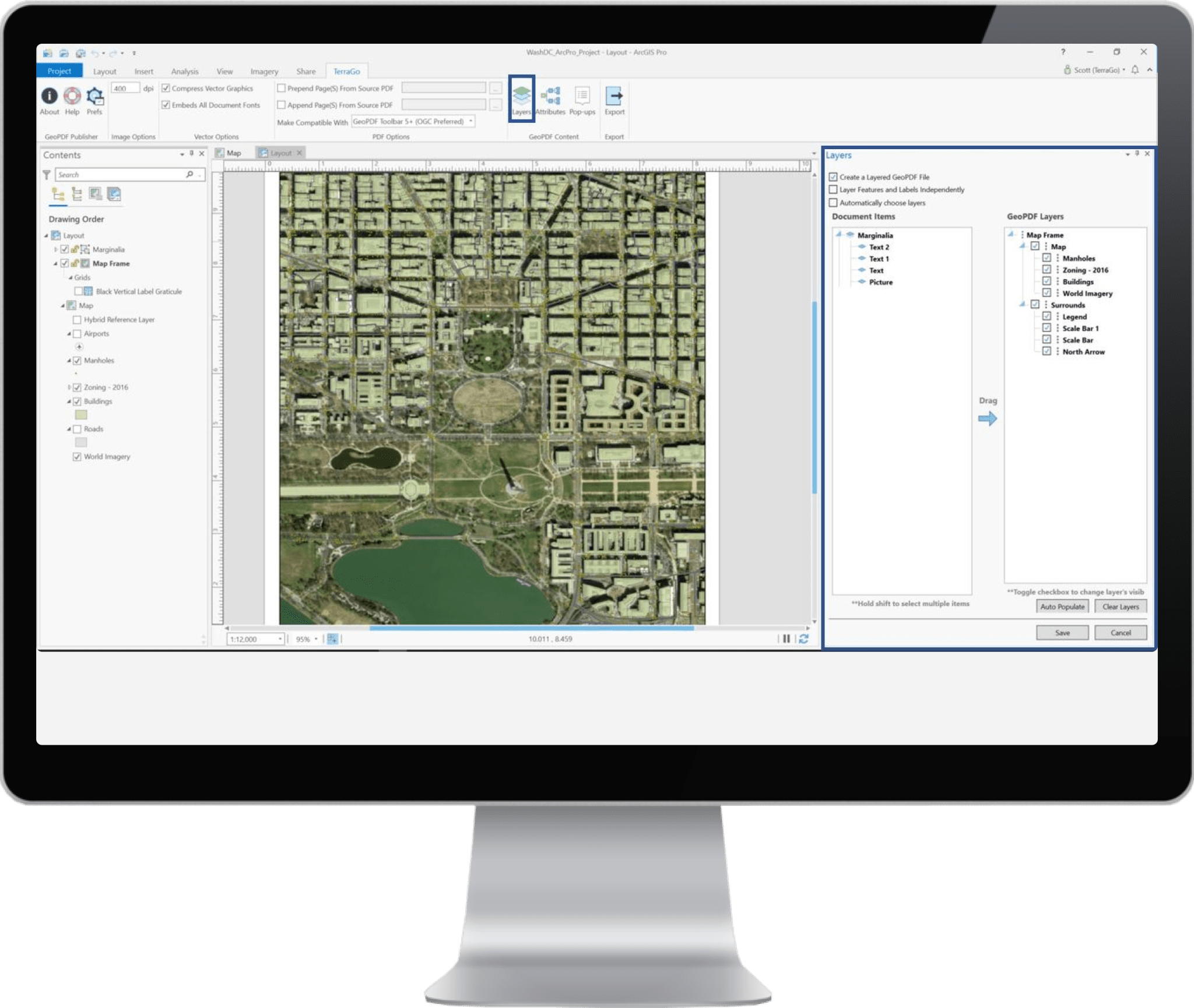 GeoPDF Publisher for ArcGIS Pro - TerraGo
